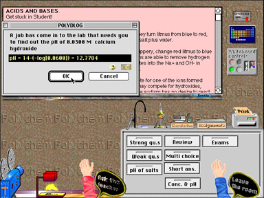 Polychem multimedia chemistry software